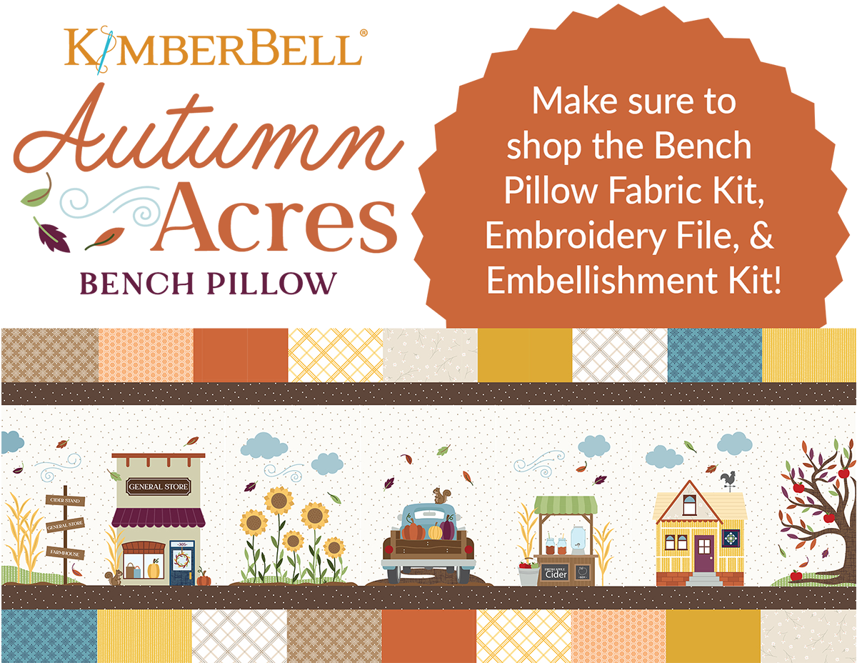 Autumn Acres Bench Pillow Fabric Kit | Be Sew Bizzy